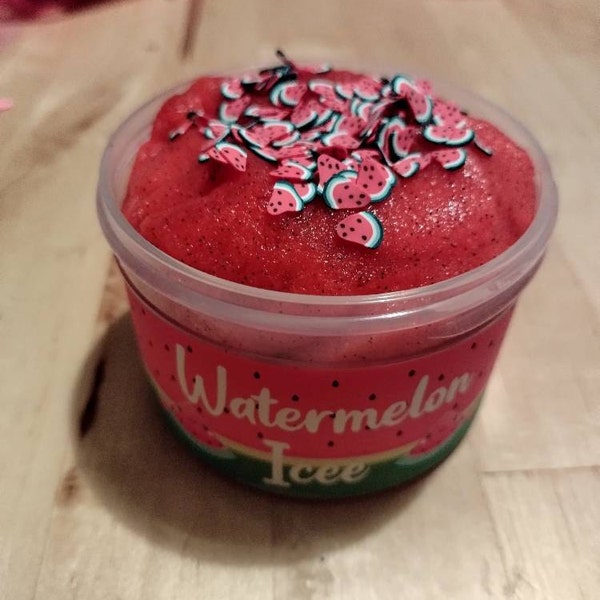 Watermelon Icee Slime: Scented Sensory Dough, Kids ASMR Gift - Etsy