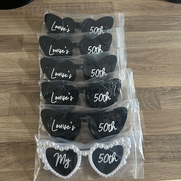 DIY STICKERS for Wedding SUNGLASSES| |wedding Personalised Sunglasses ...