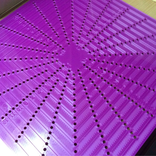 3D Printed Crochet Blocking Board | Sizes up to 12" | Large Crochet ...