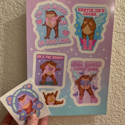 I AM UNHINGED Bibble Meme Sticker Fairytopia Bibble Flames Meme Bibble ...