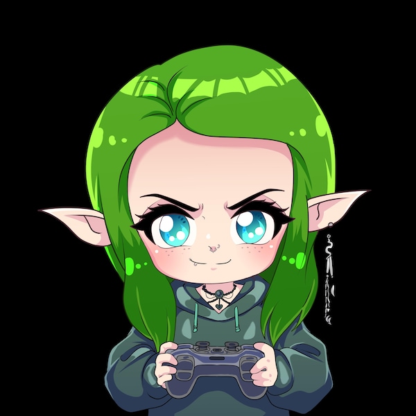 Custom PFP Chibi, Personalized Chibi Icon, Custom Chibi Portrait, Chibi ...