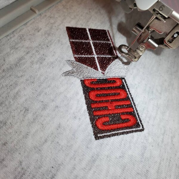 Chocolate Bar Embroidery Design. Machine Embroidery Design. Chocolate ...