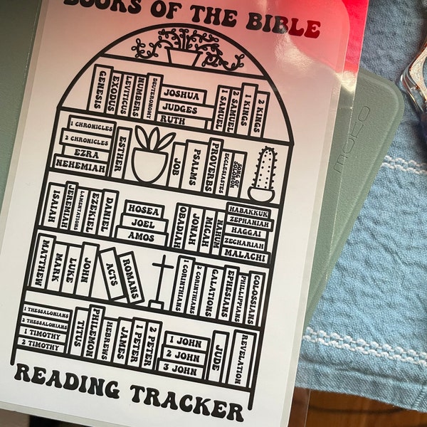 Bible Reading Tracker Sticker for Bible Journaling and Note Taking ...