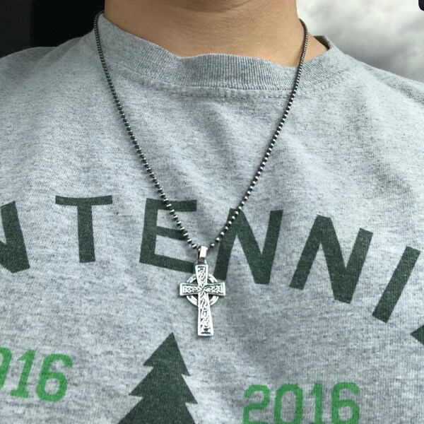 Celtic Genesis Cross Pendant in Two Size Options - Etsy