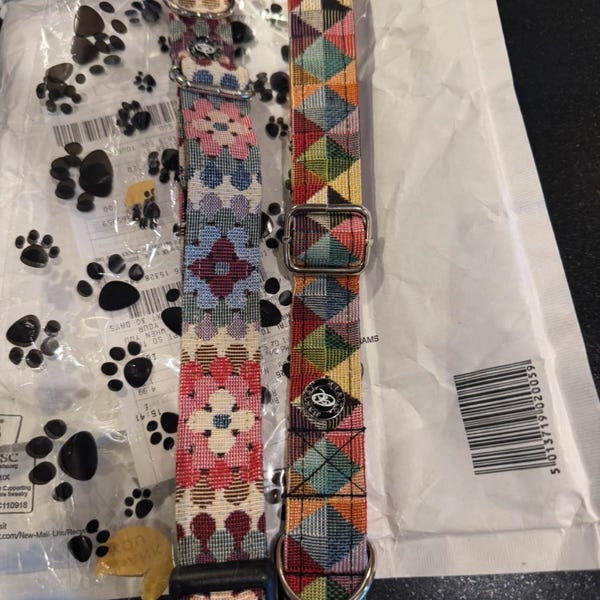 Cheetah Print Dog Lead, Standard Length, Orange, Black, Brown - Etsy