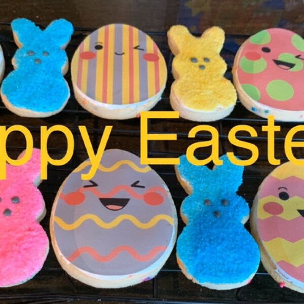 EASTER Clipart, Easter Eggs Clipart, Kawaii Easter Eggs, Commercial Use ...