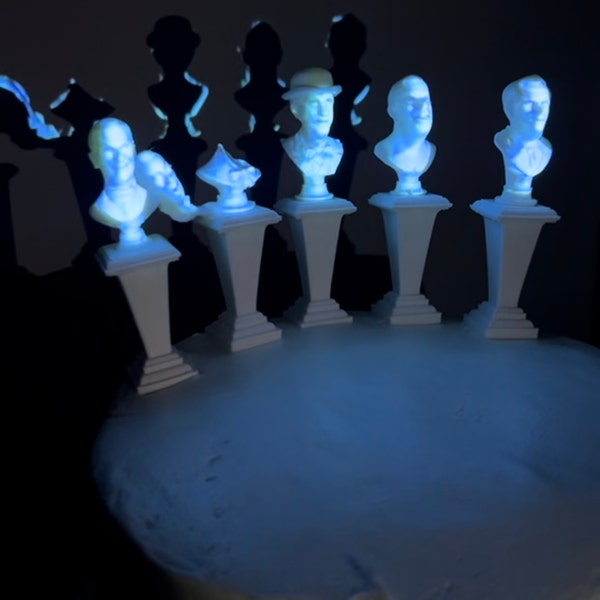 Singing Busts .STL Files Haunted Mansion Faithful Replica - Digital ...