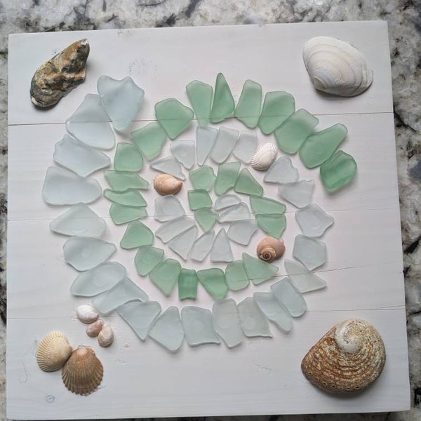 Large Sea Foam Sea Glass Light Green Glass Jewelry Sea Glass Ocean ...