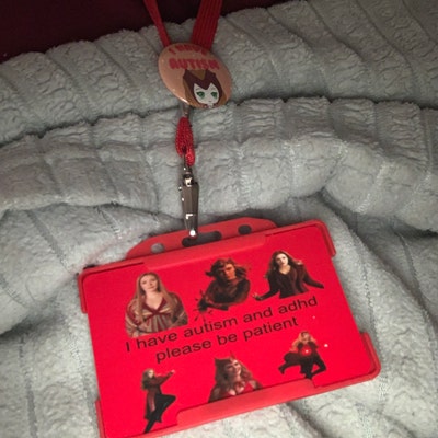 Autism Awareness ID Card and Lanyard - Etsy