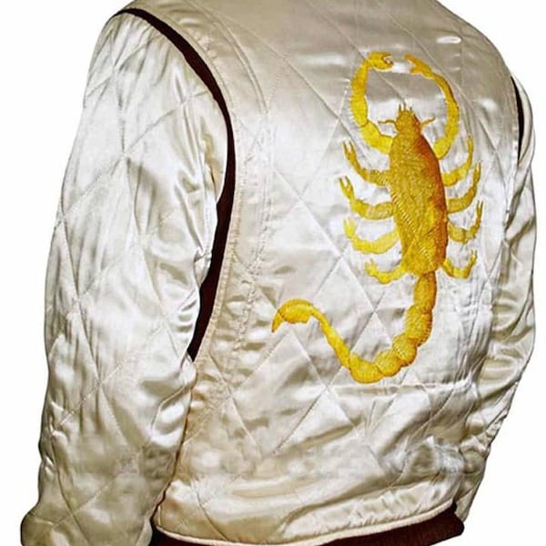 Handmade Motorcycle Biker Bomber Leather Jacket, Vintage Biker Retro ...