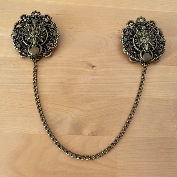 Cloak Brooch Branches Clasp Cloak Fibula Brooch Pennanular Brooch ...