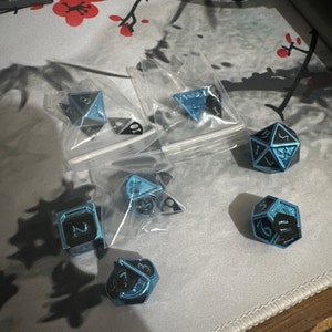 Resin Dice Dice Set Dungeon and Dragon New Resin Sharp Corner - Etsy