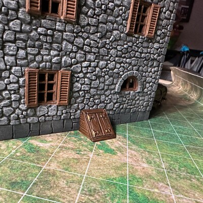 Dragonlock Dwarven Tiles Corner Wall for Fantasy Miniature - Etsy