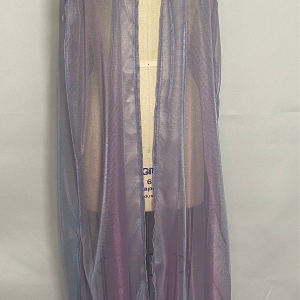1yard Iridescent Cloak Fabric,2way Stretch Soft Smooth Fanric,hollow ...