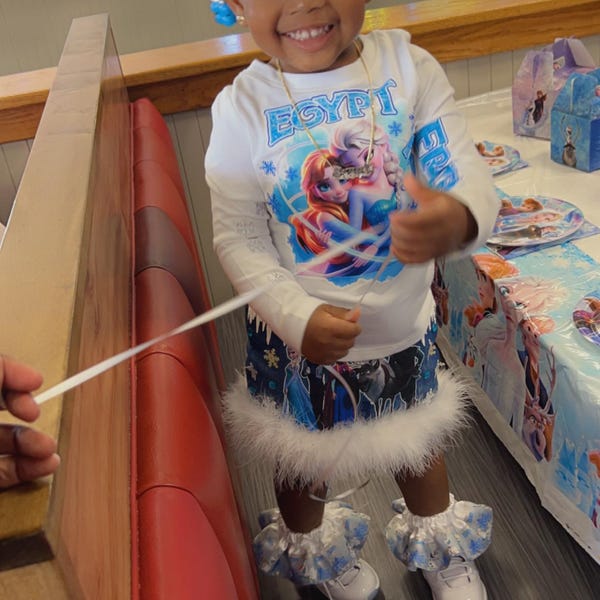 FROZEN Denim Set - FROZEN Denim Outfit - FROZEN Birthday Outfit - Etsy