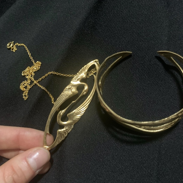 Art Nouveau Crane Pendant - Etsy