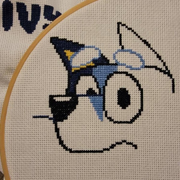 Unicorse Bluey Cross Stitch - Etsy