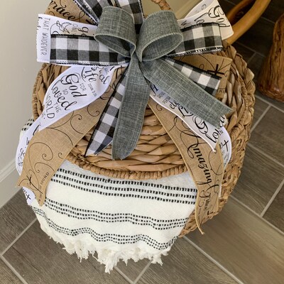 Religious Bow, Amazing Grace Bow, John 3:16 Bow, Religious Wreath Bow ...