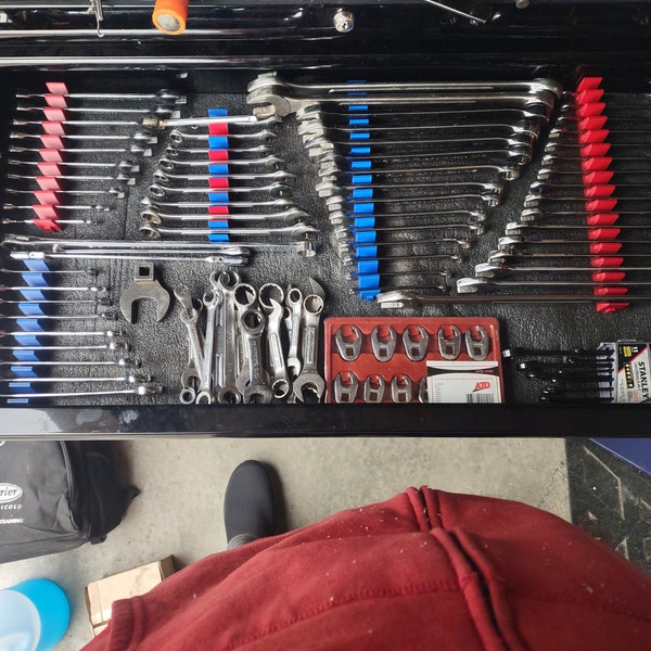 Modular Tool Box Wrench Organizer multiple Colors Available - Etsy