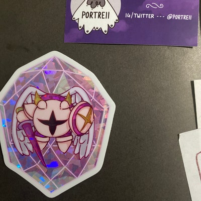 King Dedede Kirby Clobber Holographic Keychain - Etsy