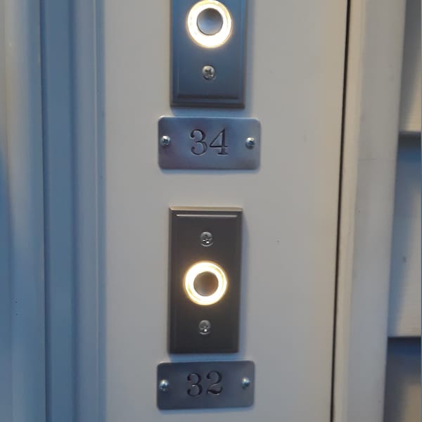 Hand Punched Brass or Aluminum Numbered Tags - 4 Digit Max Custom ...