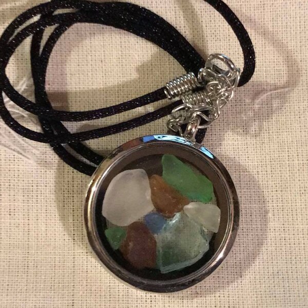 Round Floating Locket,living Locket,glass Locket Pendant,floating Glass ...