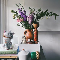 Japanese Vintage Hina Doll Wooden Clothing Chest With Maneki - Etsy