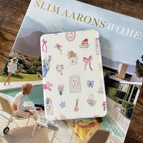 Girly Doodle Kindle Case 12th 2024 All New Kindle Paperwhite Cute ...