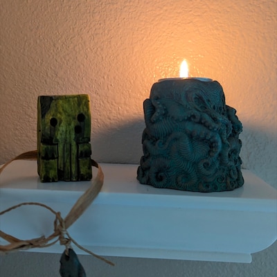 Cthulhu Myth Altar.h.p.lovecraft .bone Painted Ver. - Etsy