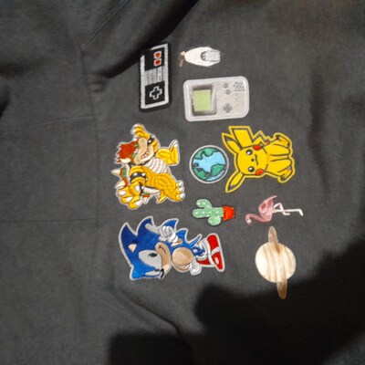 Stick-on Large Saturn Planet Patch/funny Gifts/embroidered Patch/saturn ...