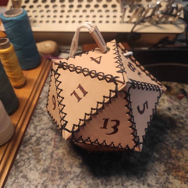 PDF Pattern: the Battle Box! Large Leather Deck Box With Dice Storage ...