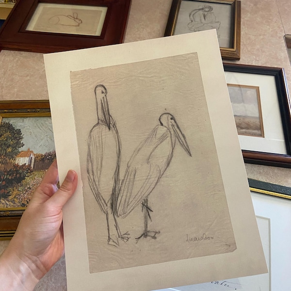 Vintage Green Swan Art, Sage Green Swan Wall Art, Girls Room Decor ...