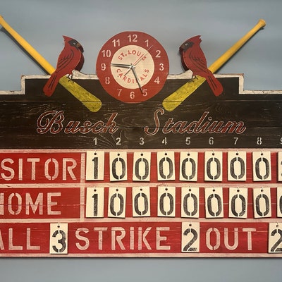 Custom GOLF Rustic Vintage Sports Scoreboard - Etsy