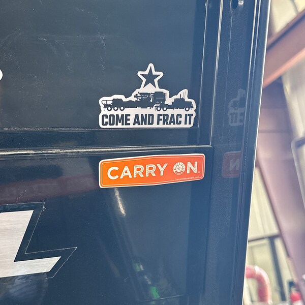 Oilfield Sticker Frac Hand Pro Emblem Vinyl Hard Hat Sticker Equipment ...