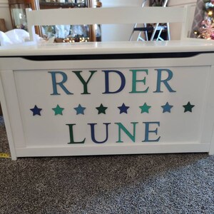 Personalised Toy Box Name & Embellishments. Pastel Name. Toy - Etsy