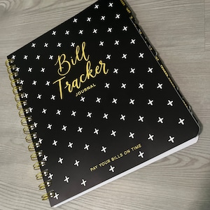 Planner Undated Bill Tracker Journal Organizer Budget Book Payments ...