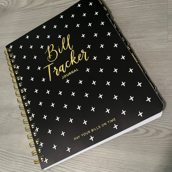 Planner Undated Bill Tracker Journal Organizer Budget Book Payments ...