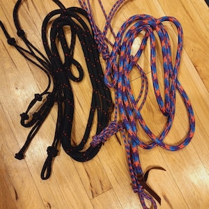 Custom Finesse Loop Reins, Finesse Style Yacht Rope Reins, Rope Reins ...