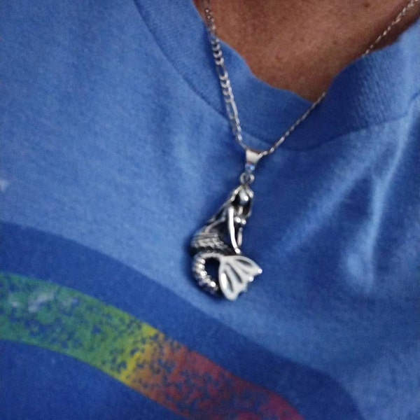 Silver Circassian Flag Necklace, Flag of Adygea Necklace, Circassian ...