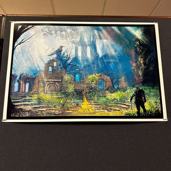 The Legend of Zelda Classic NES Map 12" X 24" Poster Inches Vinyl ...