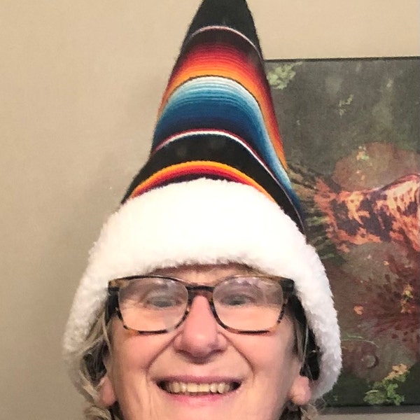 Serape Santa Hat, Serape Hat, Santa Hat, Santa Hats,serape Christmas ...