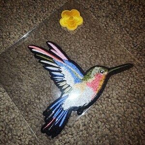 Extra Large Embroidered Floral Patch 11 X 5 Inch High Quality Iron-on ...