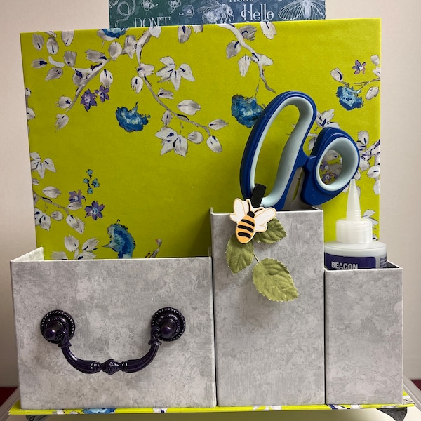 New! Chic Wrapping Paper: Chartreuse Chinoiserie Gift Wrap (blue and ...