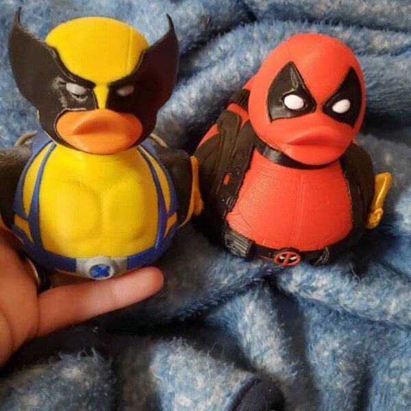 DEADPOOL and WOLVERINE Premium Ducks | Available in 4 Sizes | Deadpool ...