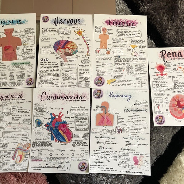Medication Poster Set - Etsy UK