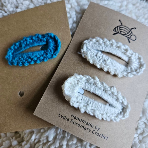 Magnolia Snap Clip Crochet Pattern | Crochet Hair Clip Pattern ...