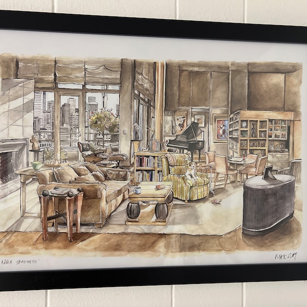 KACL A3 Print Inspired by the Hit TV Show Frasier - Etsy