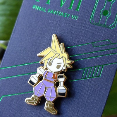 Final Fantasy VII Remake / FF7R Polygon Hard Enamel Pin - Etsy