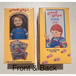Child's Play Chucky Doll Box Ships to You Cut, With Fold Lines Scored ...