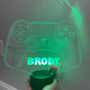 Video Game Controller Console Controller Gaming Room Night Light up ...